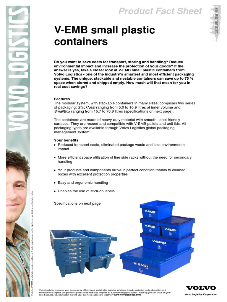 V-EMB Small Plastic Containers Overview | PDF | Packaging And Labeling ...