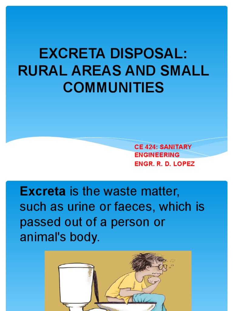 Excreta Disposal in Rural Communities | PDF