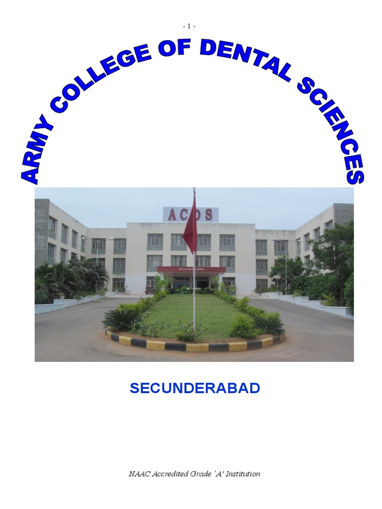 ACDS BDS Prospectus 2019 | PDF | University And College Admission ...