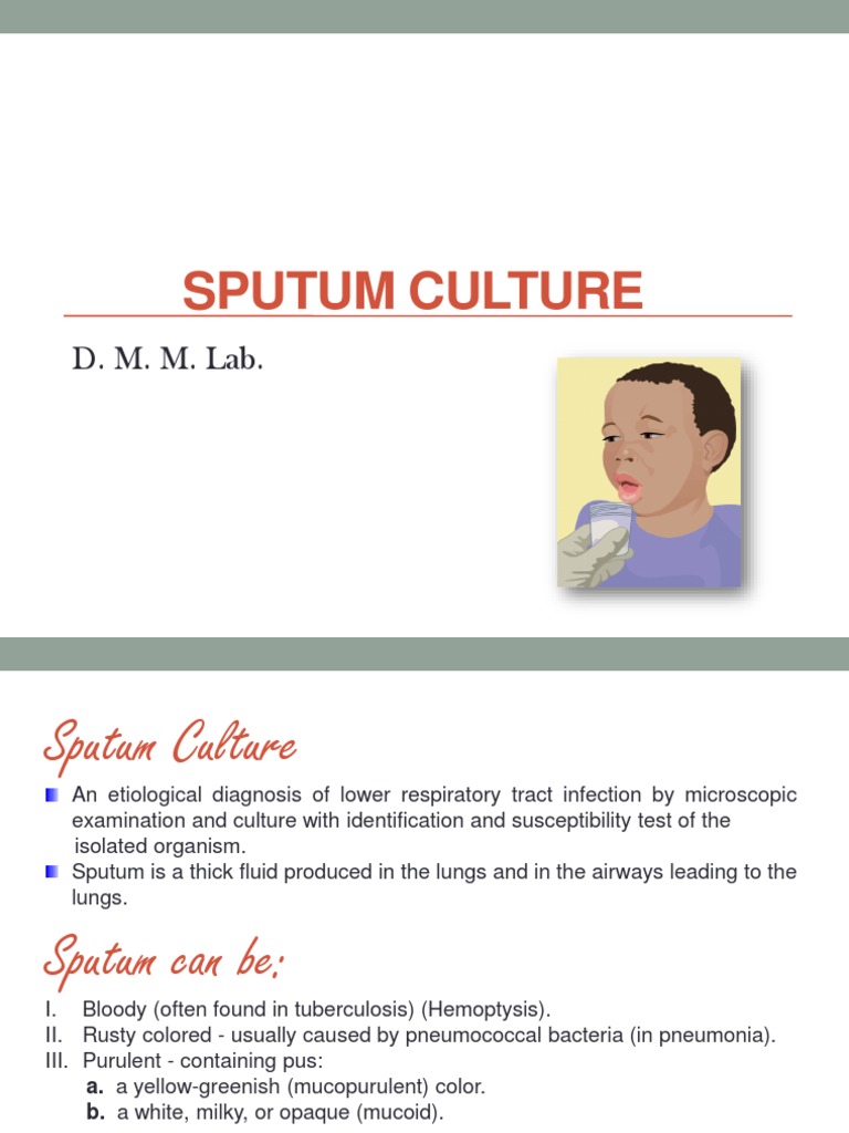 Purulent Sputum Color