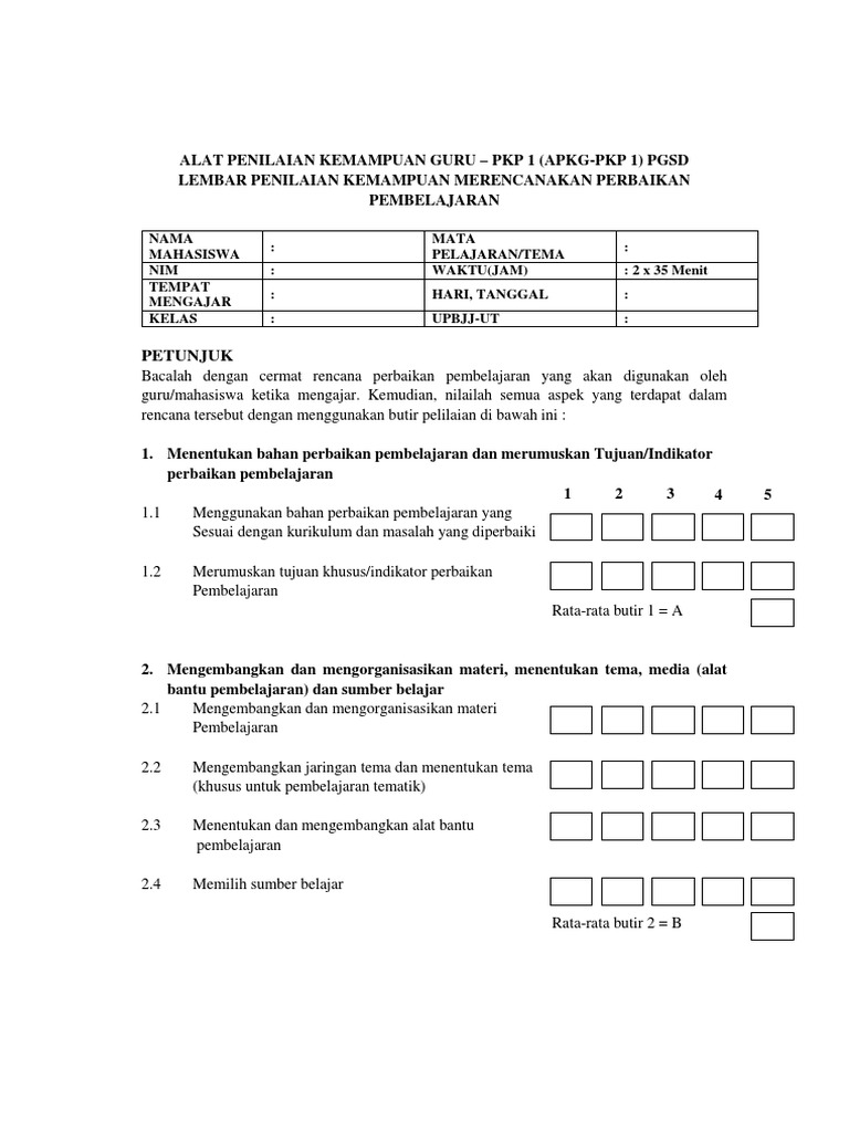 Apkg 1 Dan 2 Ut | PDF