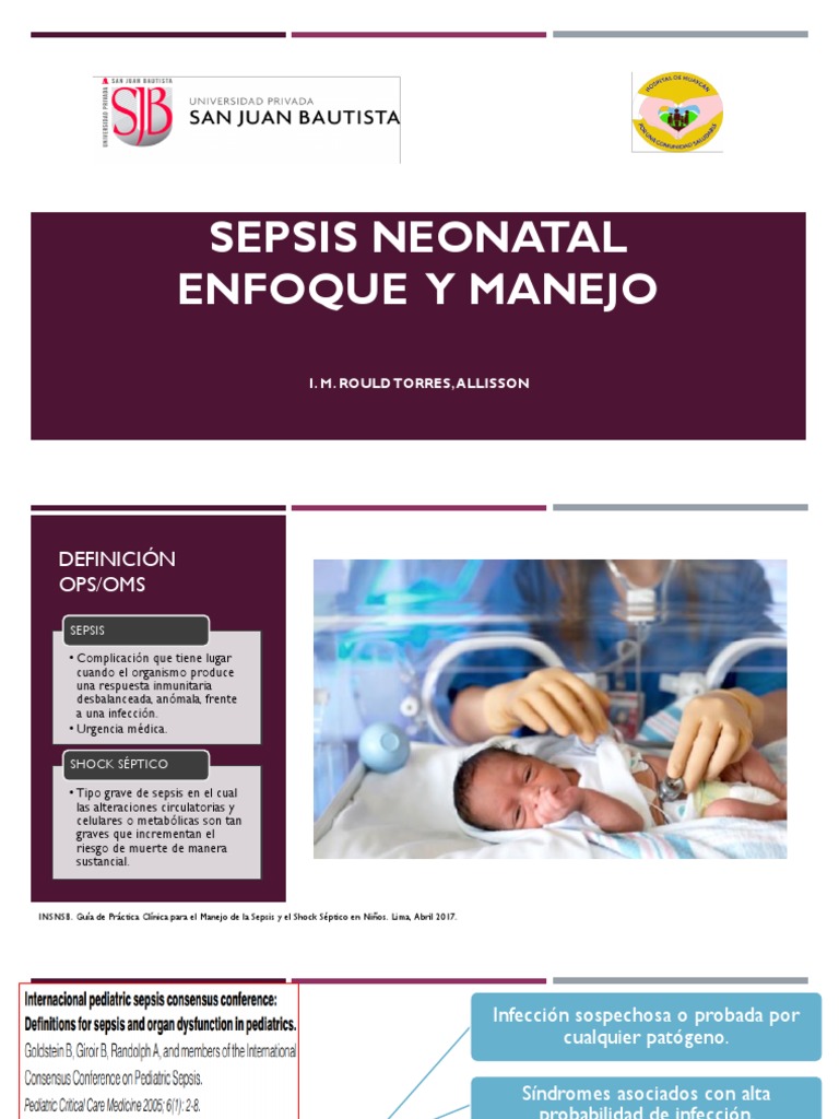 Sepsis Neonatal | PDF | Septicemia | Epidemiología