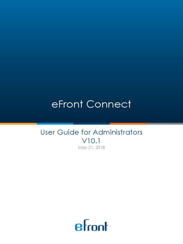 Efront User Guide For Administrators | PDF | Menu (Computing) | Microsoft Excel