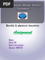 Physical Education Project For Class 12 CBSE | PDF | Sports | Leisure