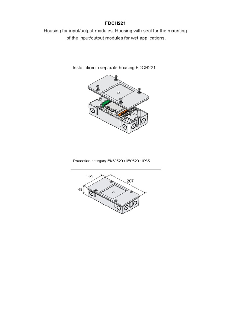 Datasheet FDCH221 | PDF