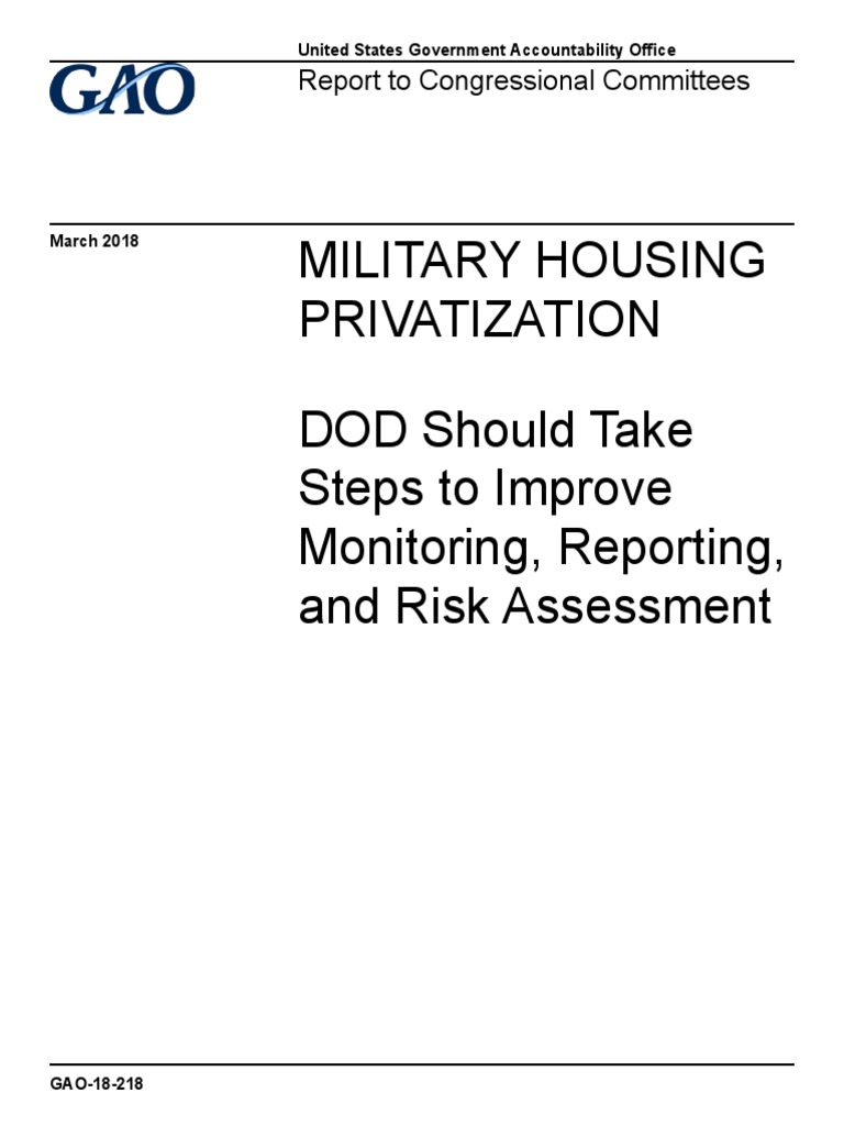 Gao 2018 | PDF | Government Accountability Office | Debt