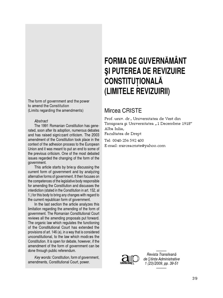 Forma de Guvernamant | PDF | United States Constitution | Document