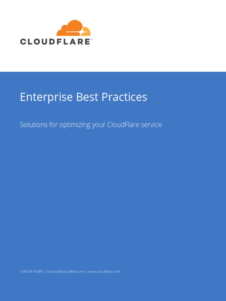 CloudFlare Best Practices v2.0 | PDF | Transport Layer Security | Proxy ...