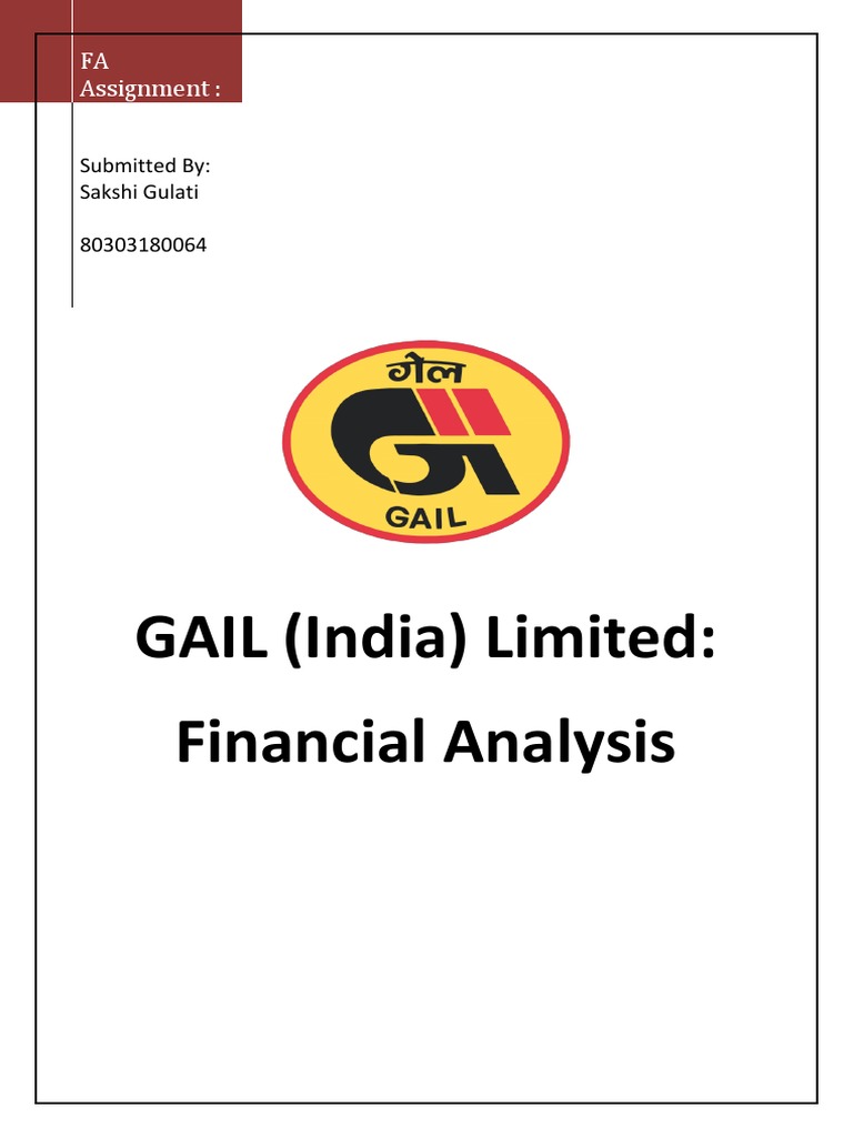 Gail India Ltd. Report | PDF | Financial Accounting | Economies