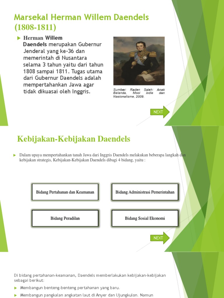 Marsekal Herman Willem Daendels (1808-1811) | PDF