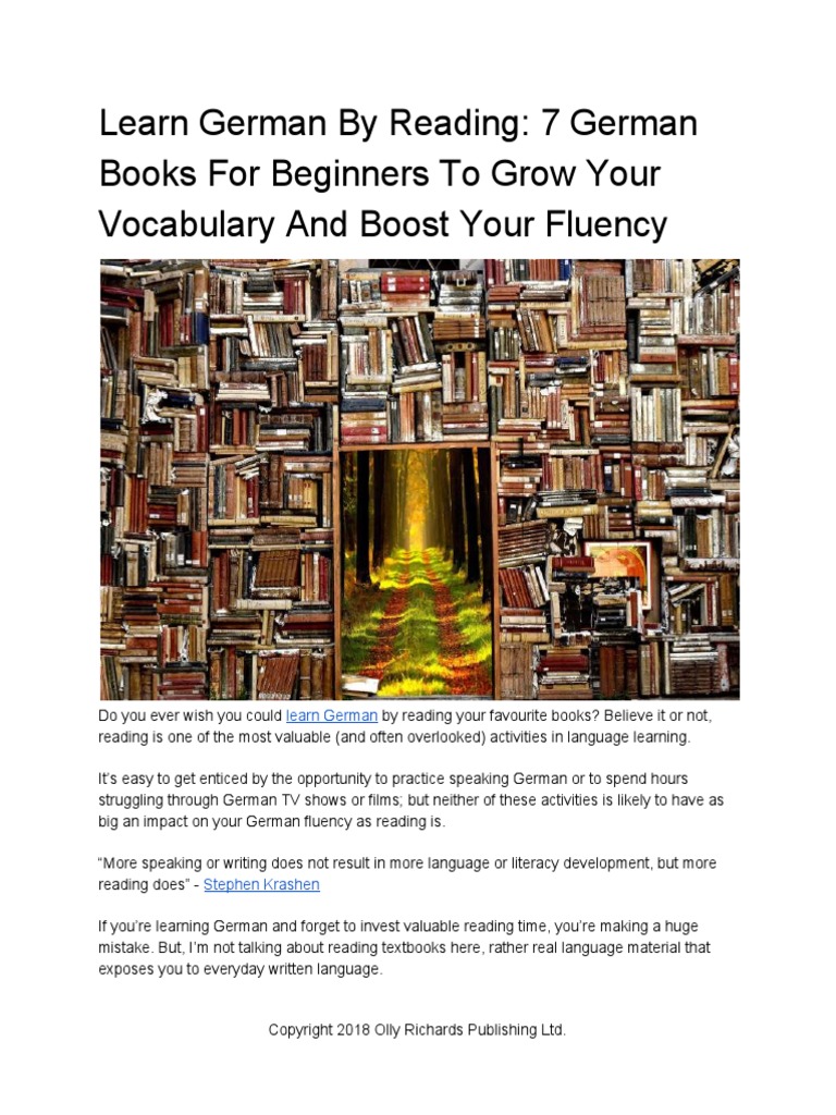 Learn German by Reading 7 German Books For Beginners To Grow Your ...