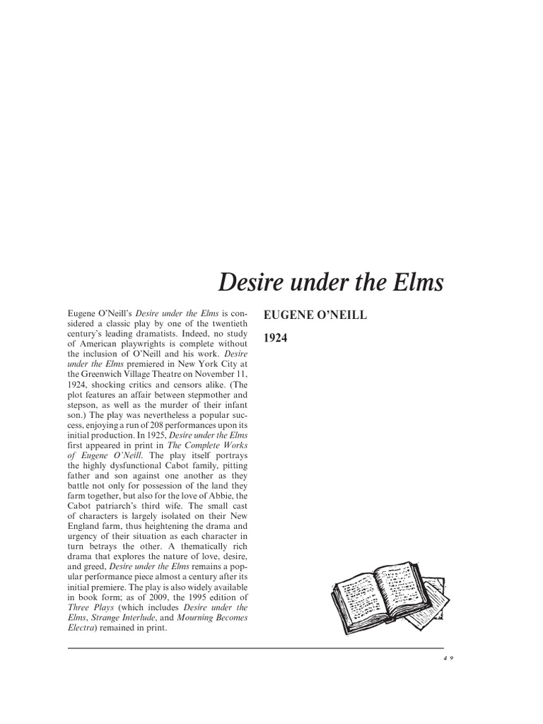 Desire Under The Elms | PDF | Eugene O'neill