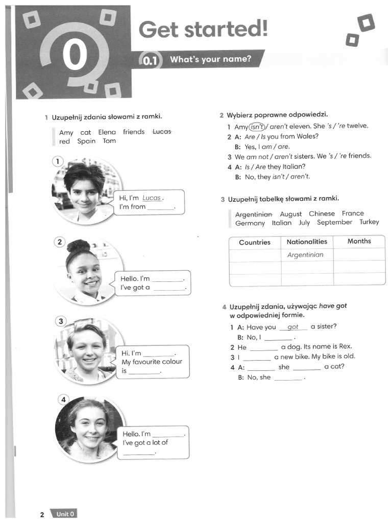 English Class A1+ WB | PDF