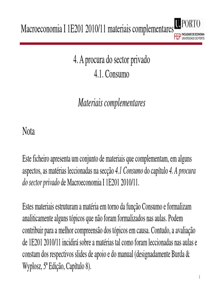 Função Consumo | PDF | Macroeconomia | Renda