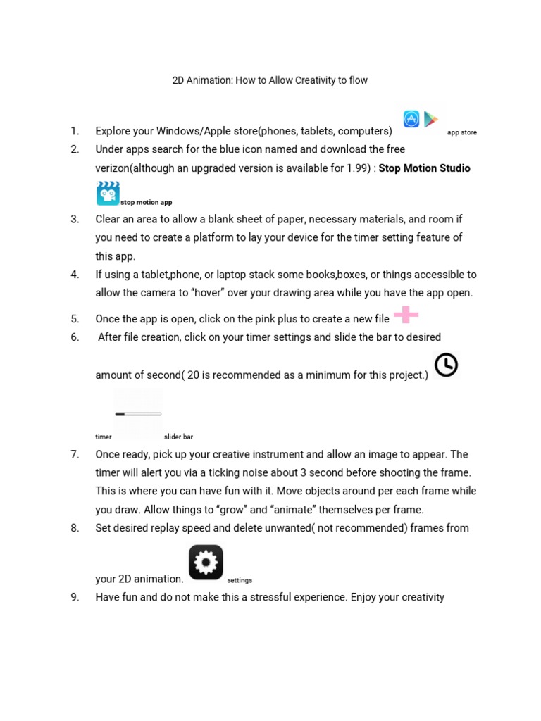 Stop Motion Step by Step | PDF