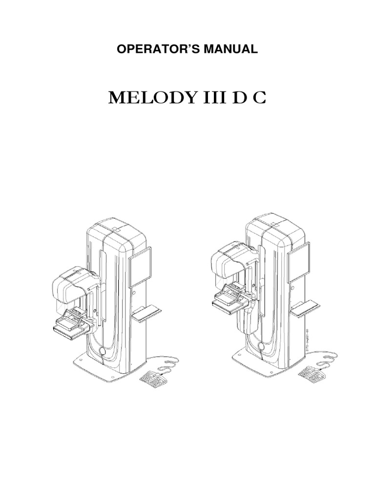 Operator's Manual | PDF | Mammography | Medical Imaging