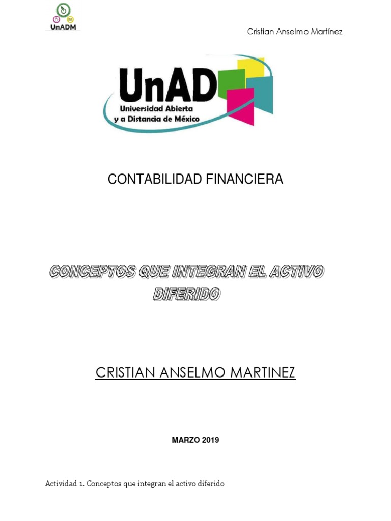GCNF U3 A1 Cram | PDF | Amortización (Negocio) | Contabilidad