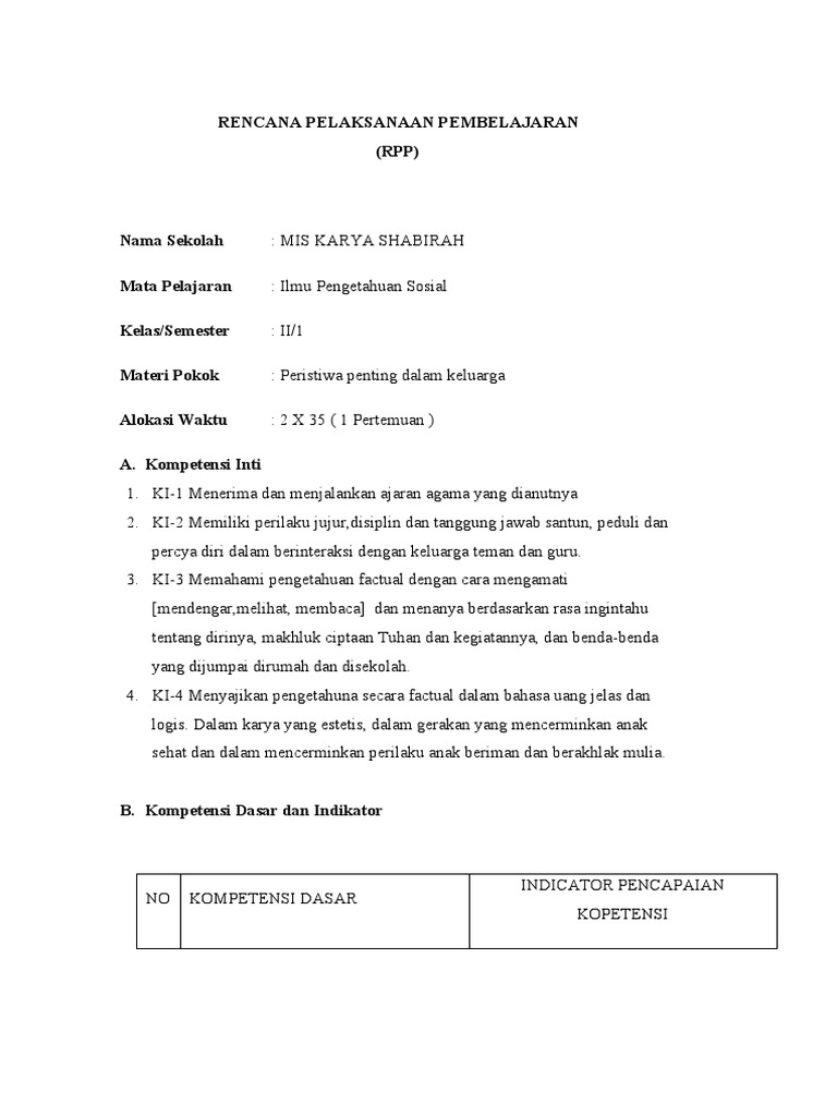 RPP Micro Teaching Ips | PDF