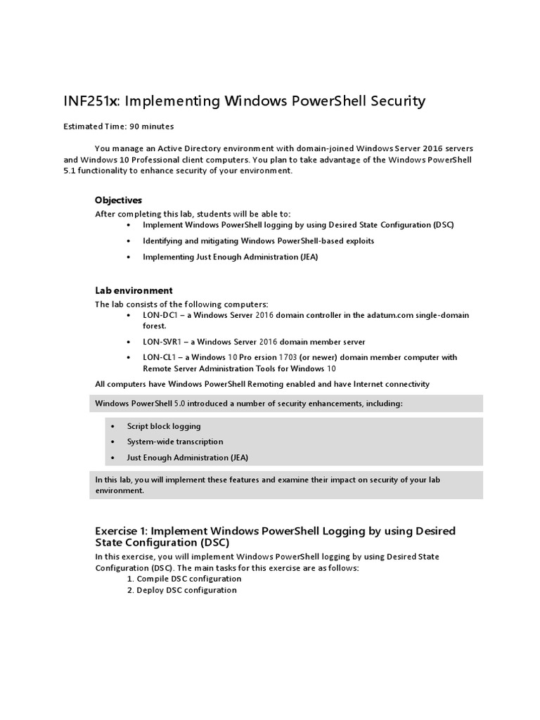Object Report With Powershell | PDF | Active Directory | Operating System Technology