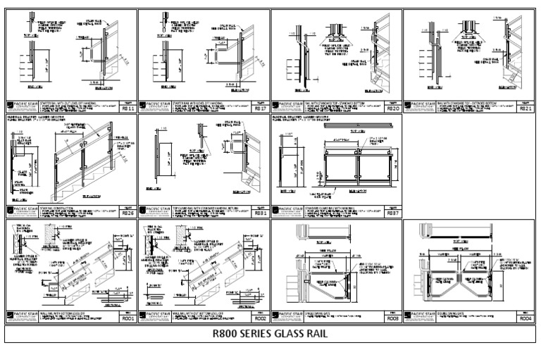 r800 Series Glass Rail | PDF