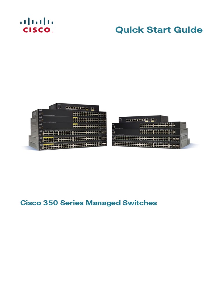 Quick Start Guide: Cisco 350 Series Managed Switches | PDF | Network Switch | Ip Address