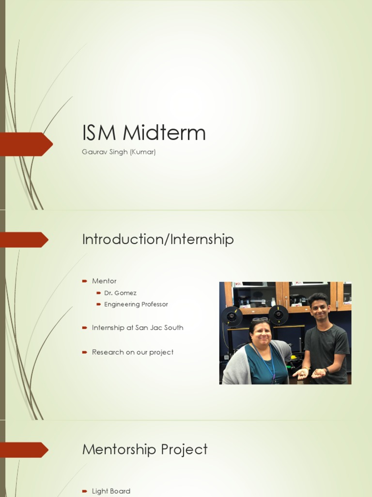 Ism Mid-Term | PDF