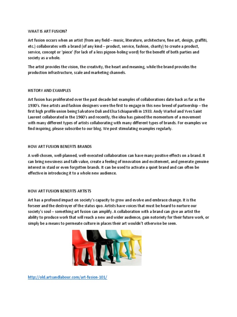 Understanding Art Fusion and Overlapping | PDF | Performance Art ...