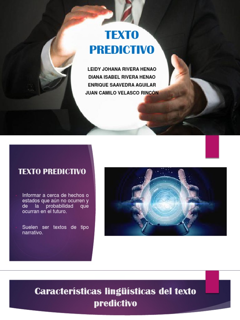 Características y Ejemplos de Textos Predictivos | PDF | Clima | Naturaleza