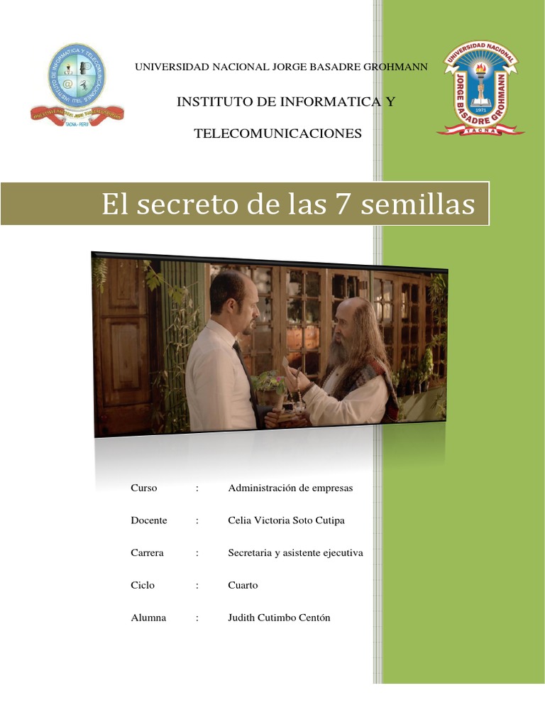 El Secreto de Las 7 Semillas Imprimir | PDF | Felicidad | Desarrollo ...