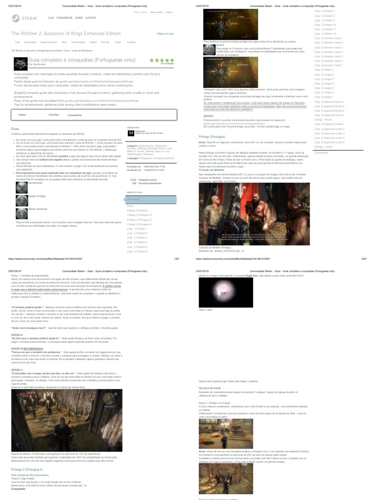 Comunidade Steam - Guia - Guia Completo e Conquistas (Portuguese Only ...