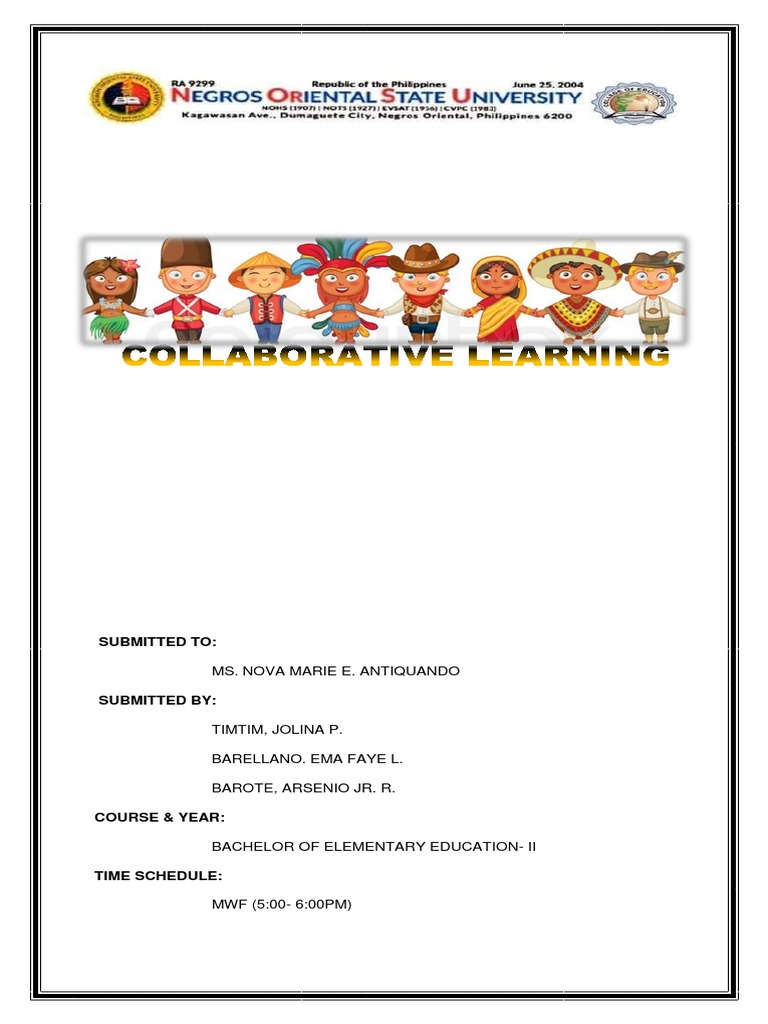 Collaborative Learning | PDF | Learning | Conversation
