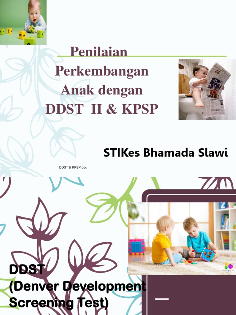 DDST KPSP | PDF