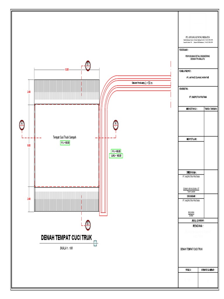 05.cuci Truck Ok-Denah | PDF