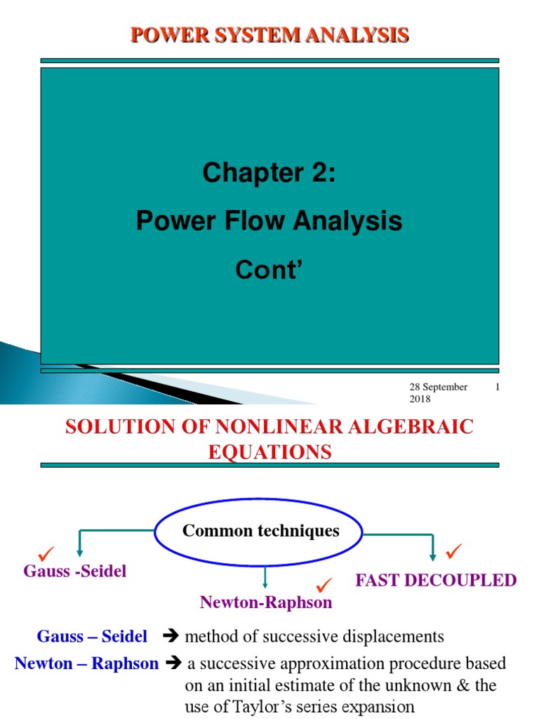 3 Power Flow-Gauss Seidel Ulearn | PDF | Physical Quantities | Algorithms