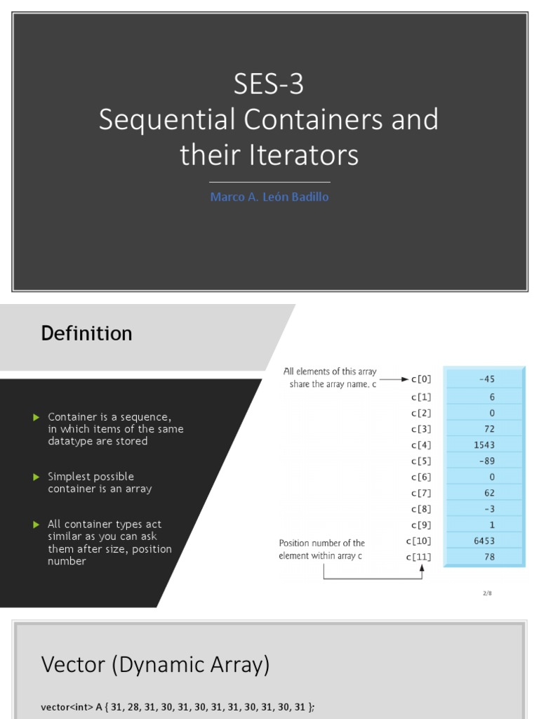 3 Sequential Containers v5 | PDF