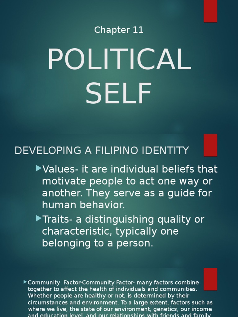 Chapter11 PoliticalSelf | PDF | Identity (Social Science) | Citizenship