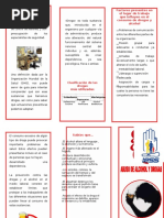Prevención de Las Drogas Folleto | PDF | Drogas | La dependencia de sustancias
