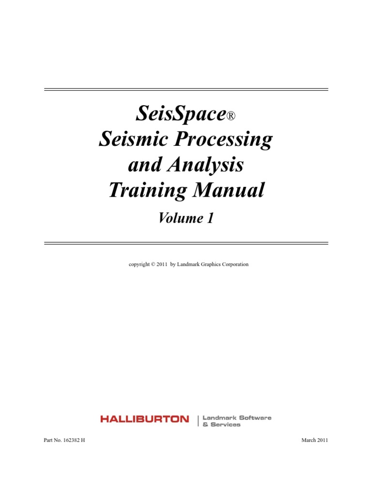 ProMAX-SeisSpace Tutorial 2011 Vol1 | PDF | Menu (Computing) | Tab (Gui)
