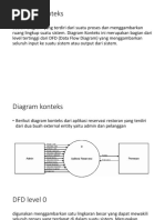 Contoh Pengerjaan Context Dan Data Flow Diagram | PDF | Bisnis | Pengelolaan Keuangan & Uang