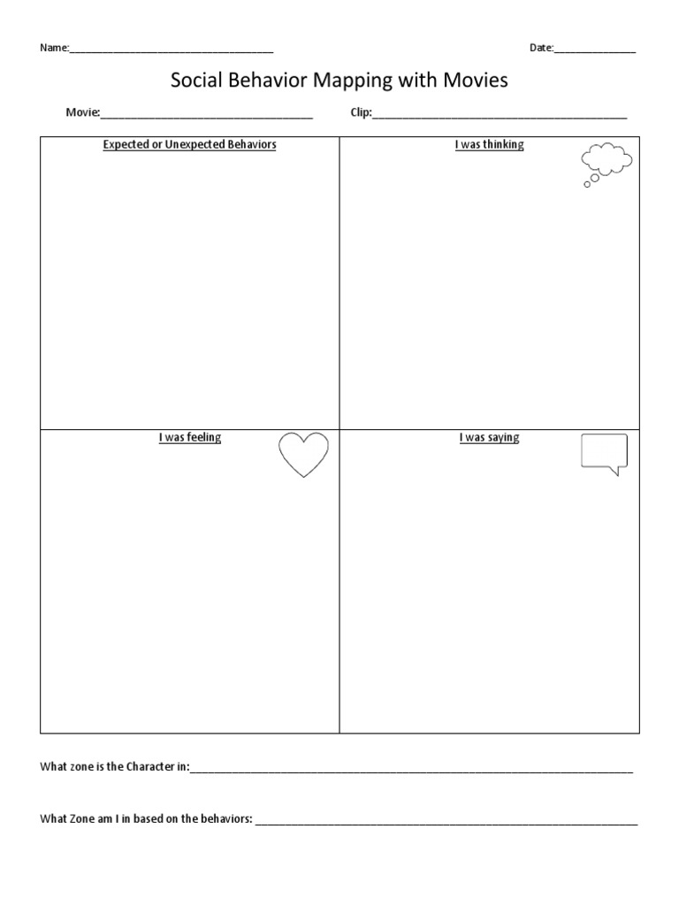 Social Behavior Mapping with Film Clips | PDF
