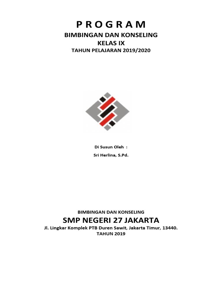 Contoh Program BK SMP Kelas 9 | PDF