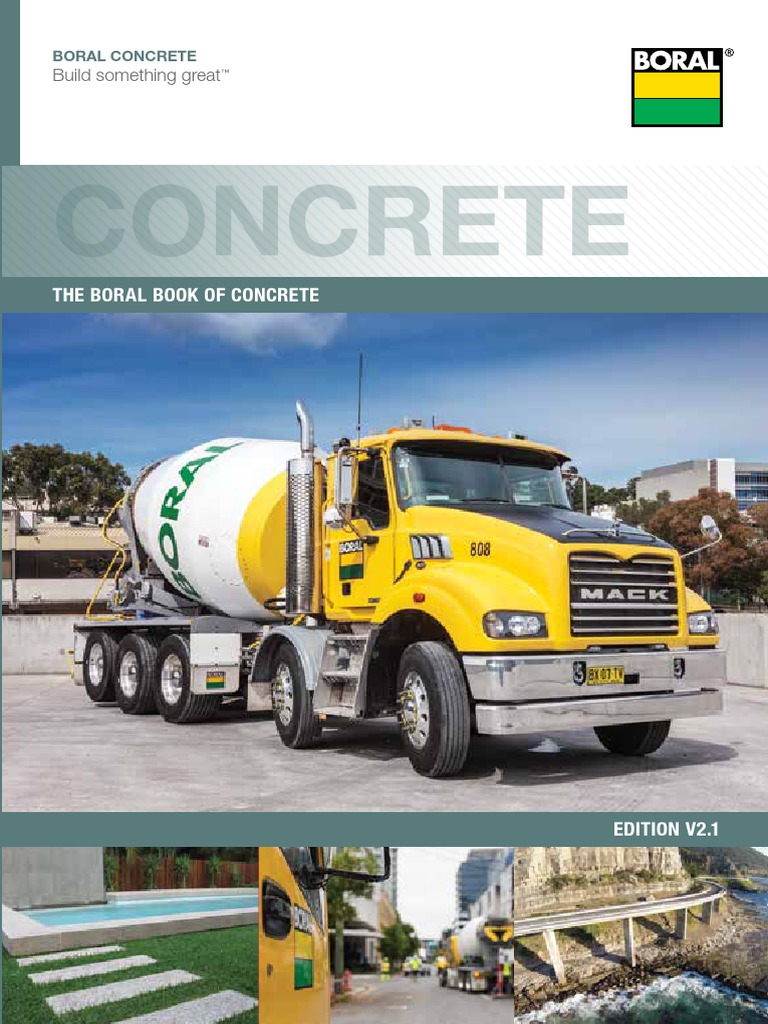 Boral Book of Concrete PDF | PDF | Construction Aggregate | Concrete