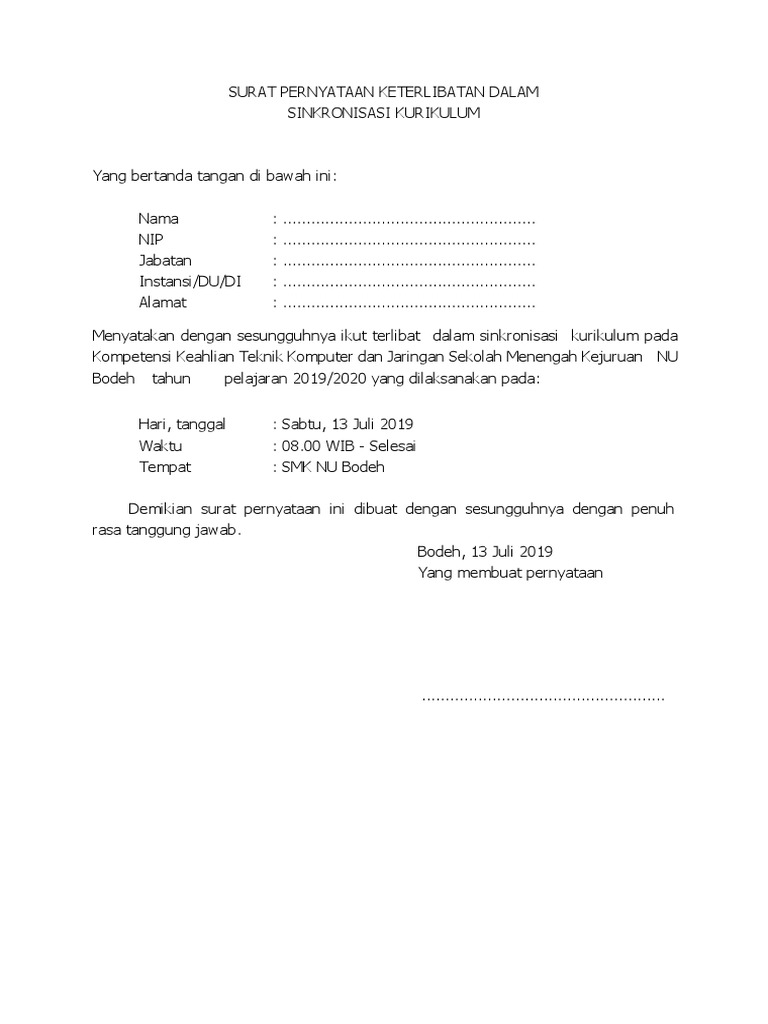 SINKRONISASI KURIKULUM Dengan Dudi | PDF