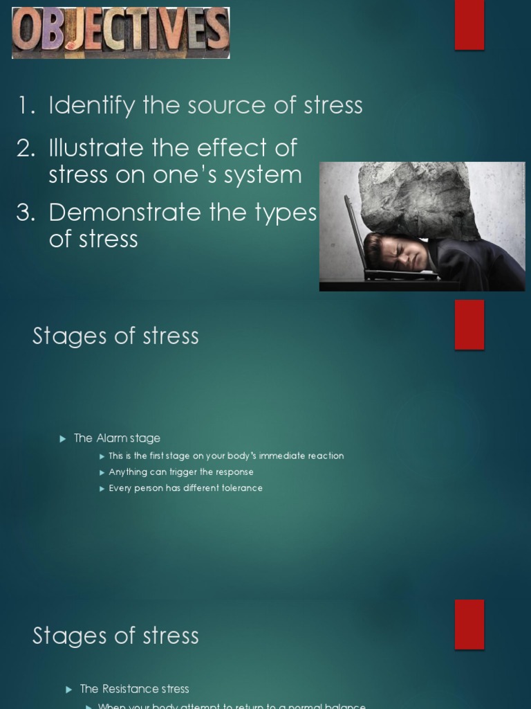 Identify The Source of Stress: 2. Illustrate The Effect of Stress On ...