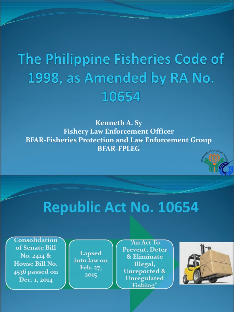 RA 8550, As Amended by RA 10654 | PDF | Endangered Species | Poison