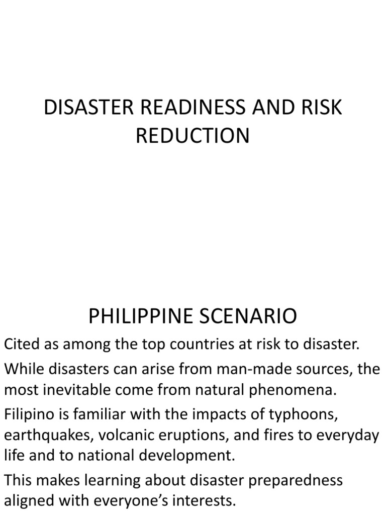 Disaster Readiness and Risk Reduction | PDF | Hazards | Natural Disasters