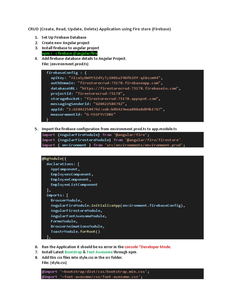 CRUD Angular | PDF | Cascading Style Sheets | Constructor (Object ...