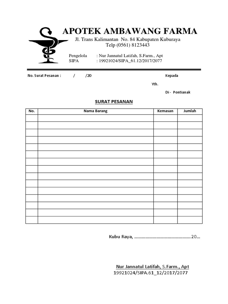 Format SP Reguler | PDF