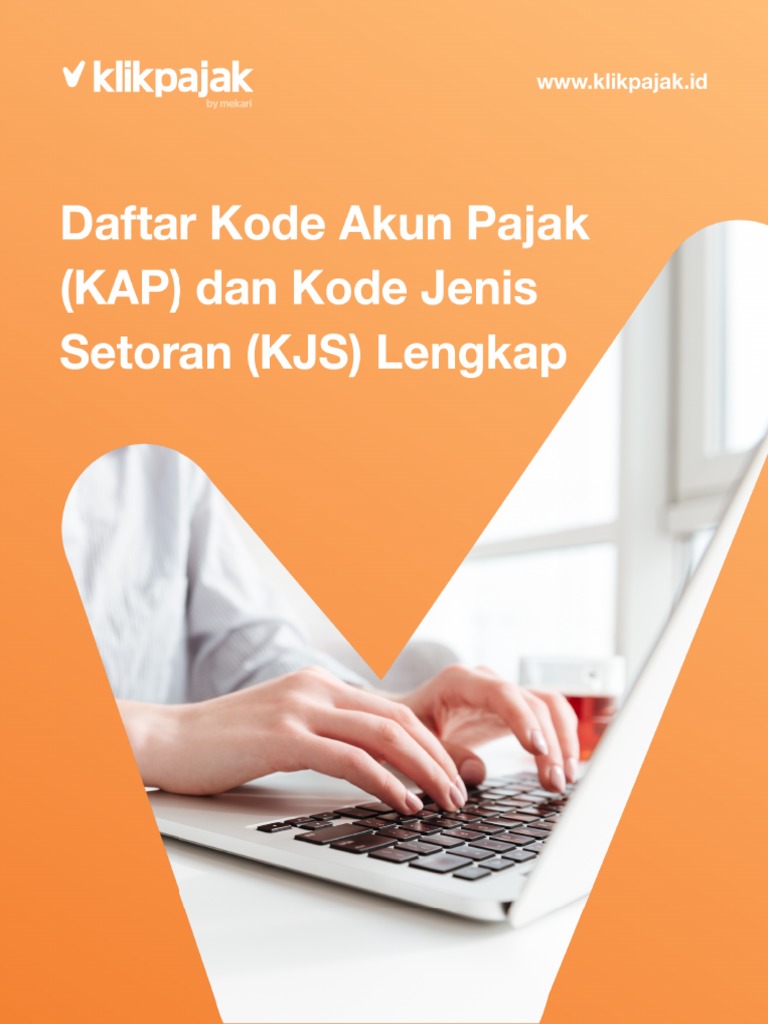 Daftar Kode Akun Pajak KAP Kode Jenis Setoran KJS | PDF