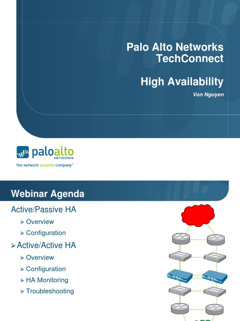 Palo Alto High Availability | PDF | Ip Address | Routing